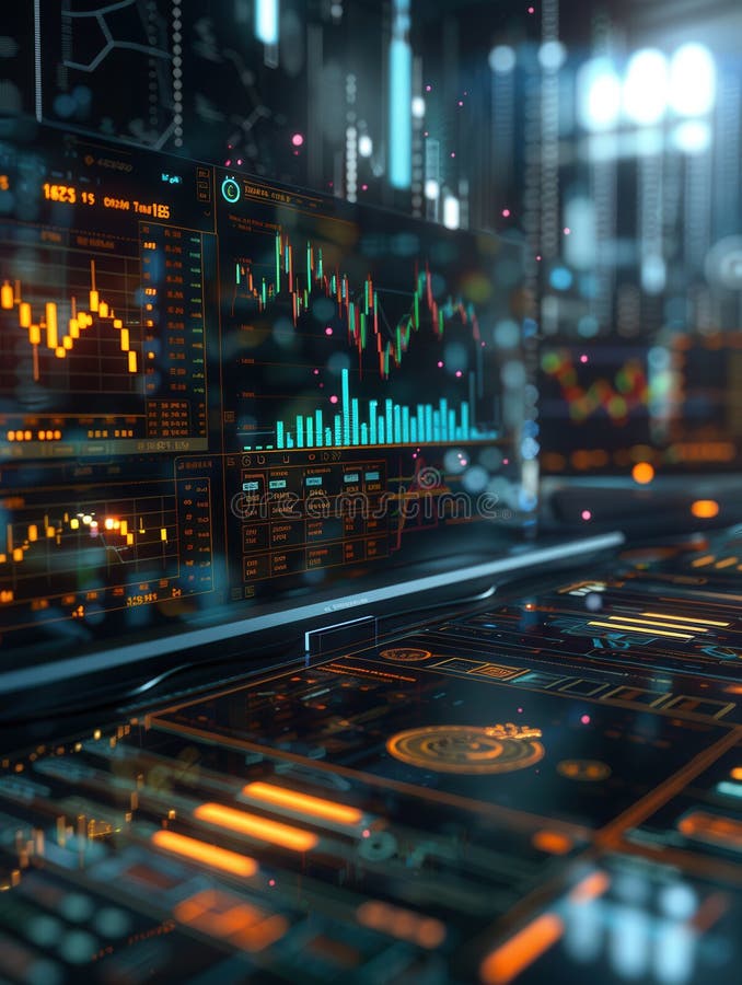 A Dynamic Cryptocurrency Exchange Platform Showcases Multiple Coins and ...