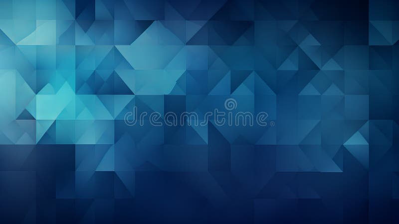 Dynamic Cubism: Blue Triangular Wallpaper with Luminous Atmosphere ...