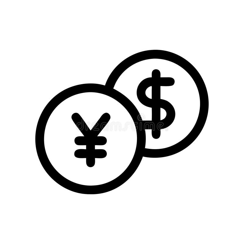 Dynamic Currency Symbol Icon Stock Vector - Illustration of icon ...