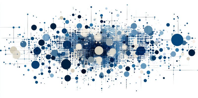 A Dynamic and Current Piece of Abstract Art with Geometric Shapes in a ...