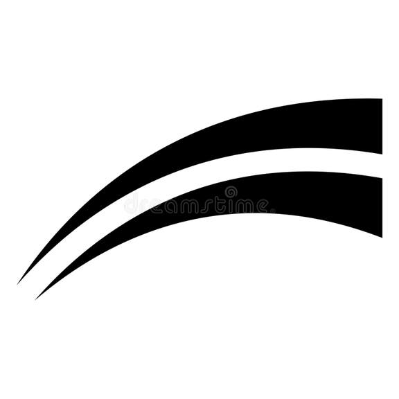 Dynamic Curved Lines, Abstract Motion and Flow Design Element Stock ...