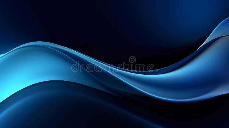 Dynamic Curved Lines in Steel Blue and Cadet Blue Colors AI Generated ...