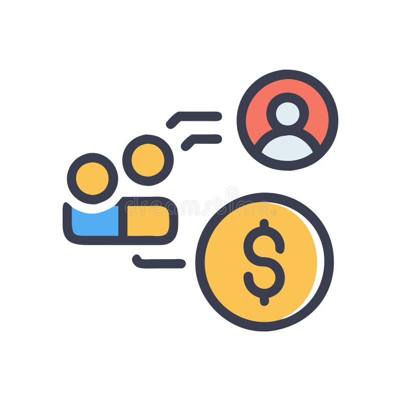 Dynamic Customer Acquisition Cost Icon Stock Vector - Illustration of ...