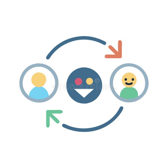 Dynamic Customer Feedback Loop Icon Stock Vector - Illustration of ...