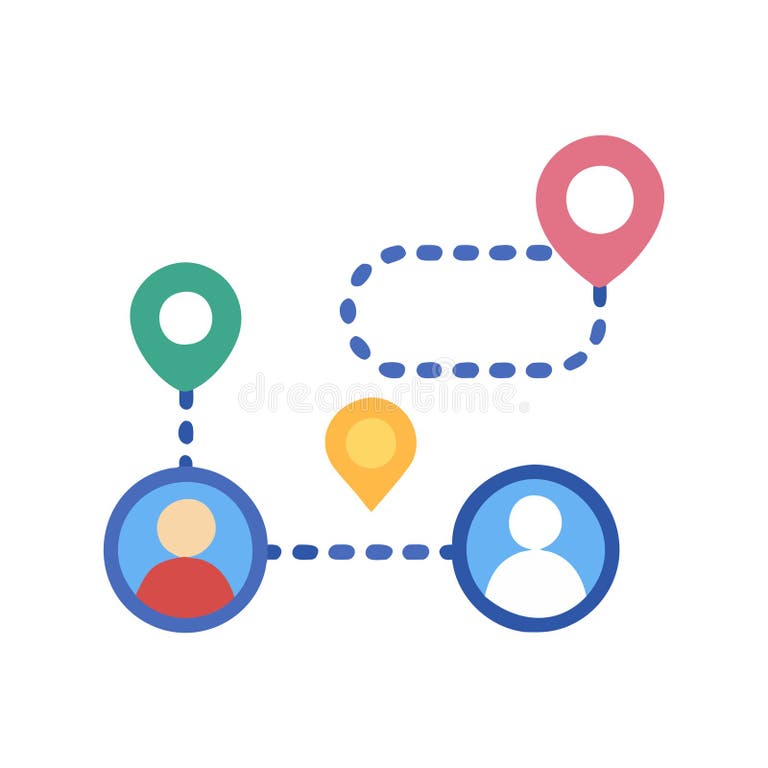 Dynamic Customer Journey Map Icon Stock Vector - Illustration of ...