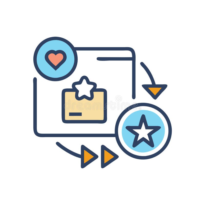 Dynamic Customer Loyalty Program Icon Stock Vector - Illustration of ...