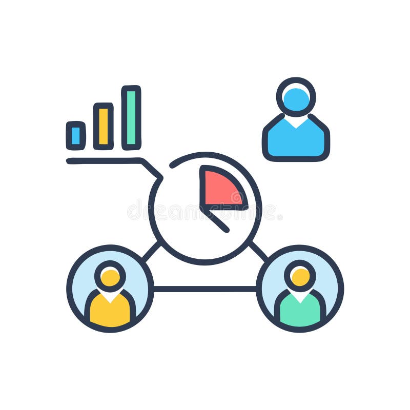 Dynamic Customer Relationship Metrics Icon Stock Vector - Illustration ...