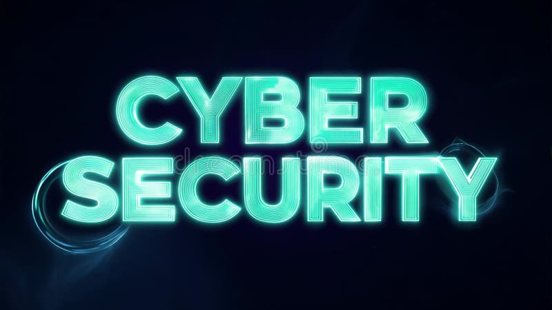 Dynamic Cyber Security Animation with Neon Green Effects Stock Footage ...