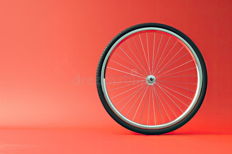 Dynamic Cycling: Spinning Bicycle Wheel with Concentric Circles and ...