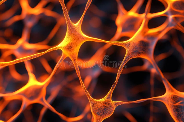 A Dynamic 3D Abstract Background Displaying an Intricate Web of Luminous, Intertwining Neon ...
