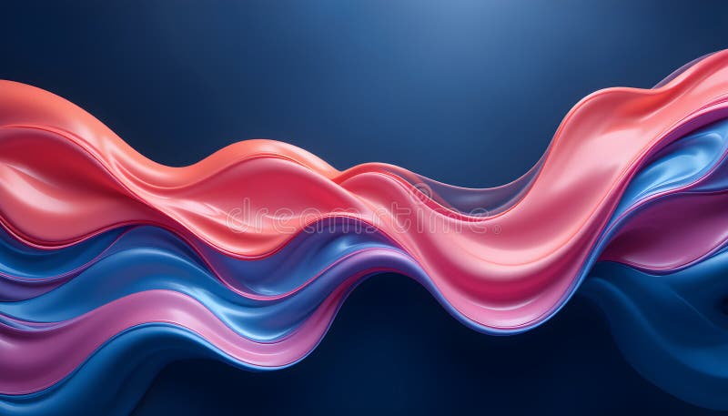 3D Abstract Liquid Flow Design Background Wallpaper Stock Illustration ...