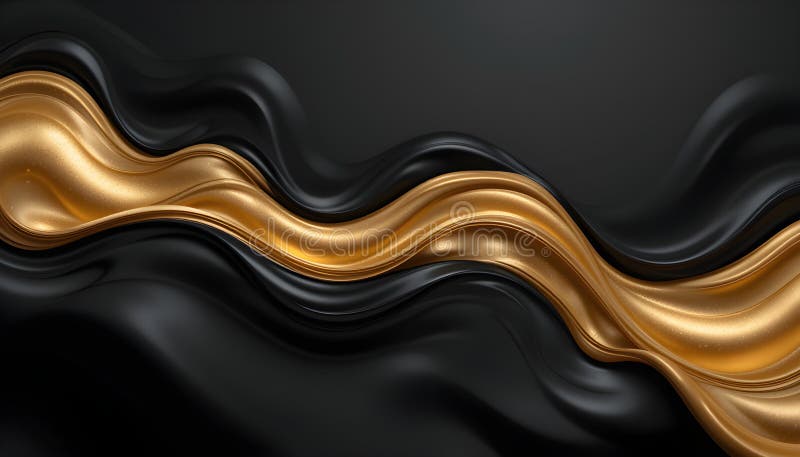 3D Abstract Liquid Flow Design Background Wallpaper Stock Illustration ...