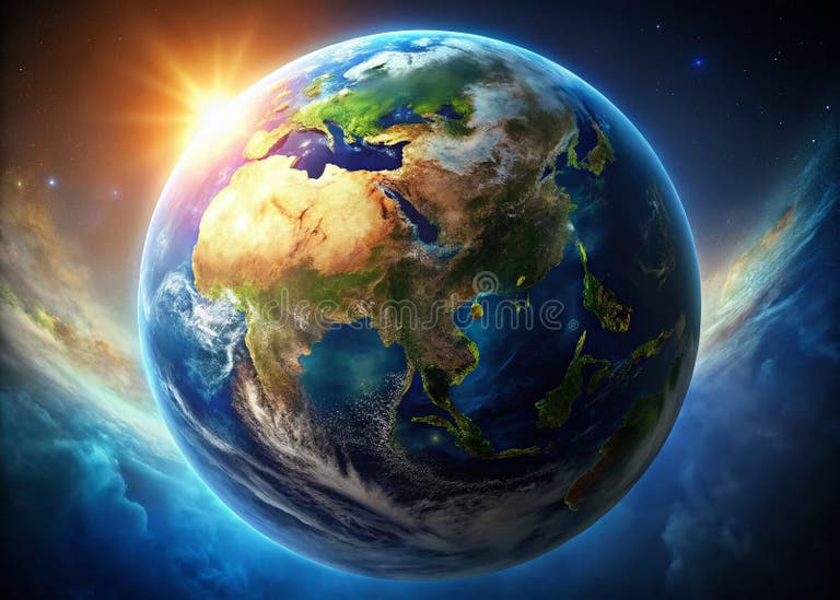 Dynamic 3D Animated Earth Render a Stunning Visual Representation of ...