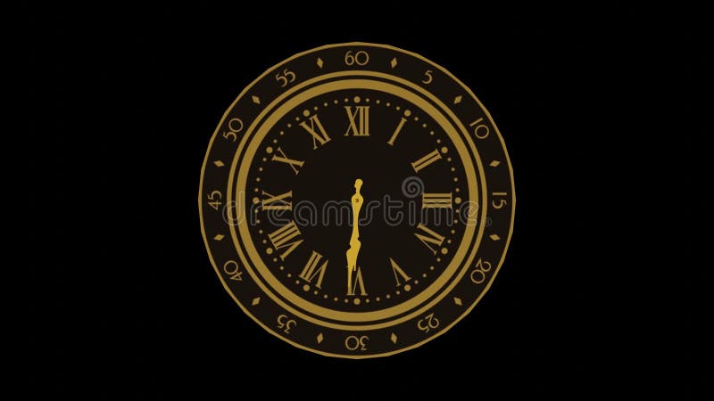 Fast-Forward Clock Animation (12 Hours) (MOV) with Transparent ...