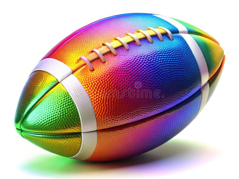 Dynamic 3D Cartoon Football Illustration a Panoramic View of a Thrilling Game Created with AI ...