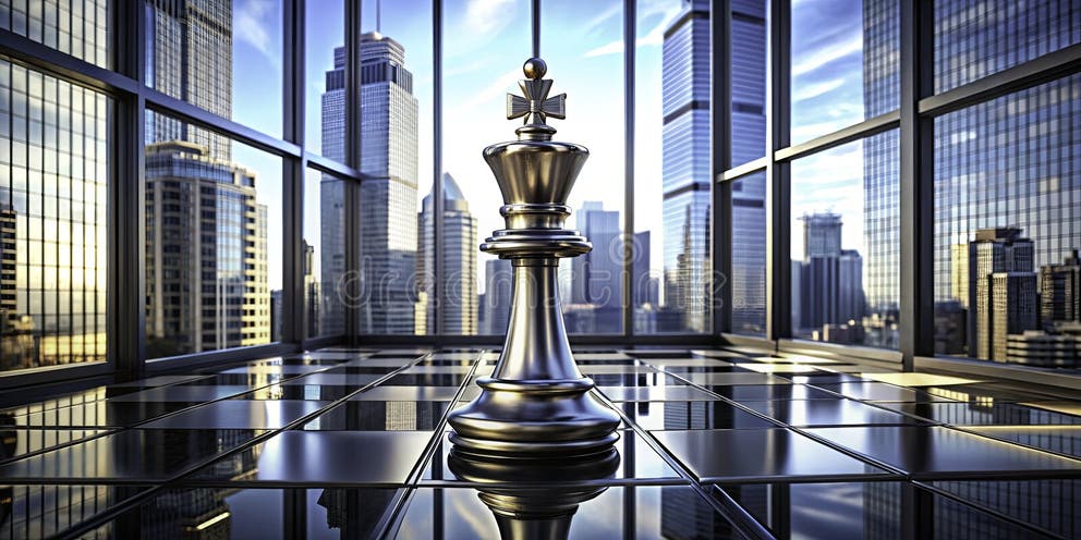 A Dynamic 3D Chess King Visualizing Business Strategy Leadership and ...