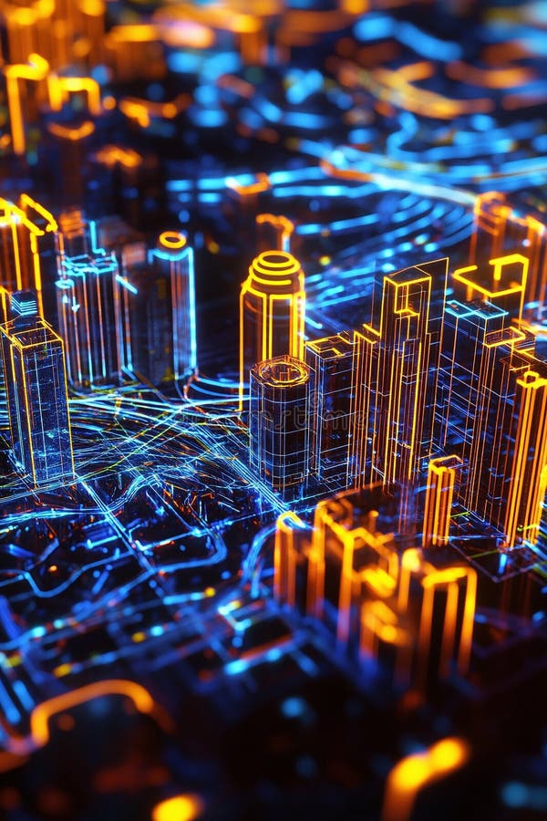 A Dynamic 3D City Map Highlighting Energy Grids and Geospatial Links ...