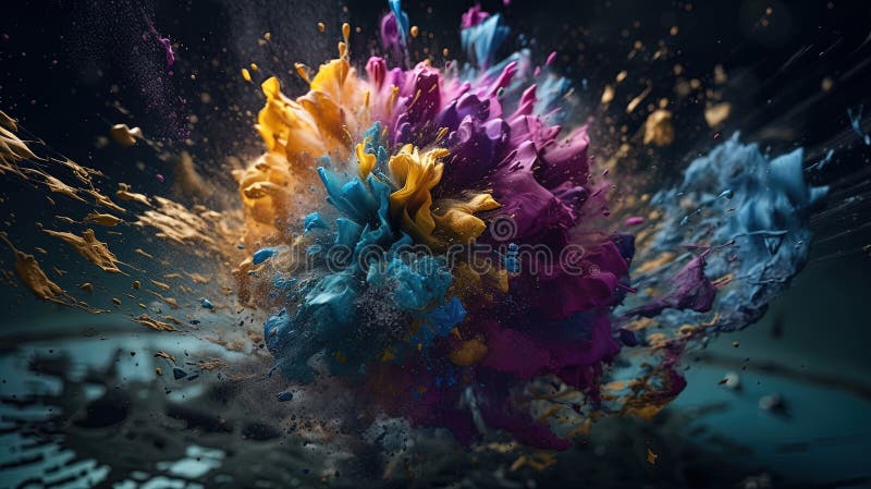 This Chromatic Explosion Combines with 3D Elements for a Unique and Eye ...