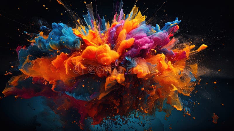 Vivid Dimension: a Dynamic and Colorful Design with 3D Element Stock ...