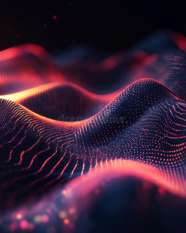 Dynamic 3D Glow Fluid Wave Concept Perfect for Immersive Digital Music ...