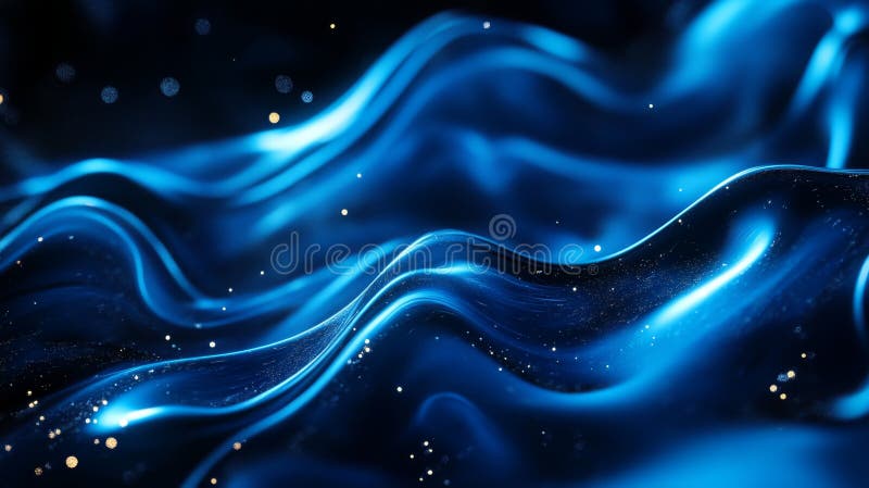 Dynamic 3D Glowing Fluid Splash Creating a Vibrant Technology-themed ...