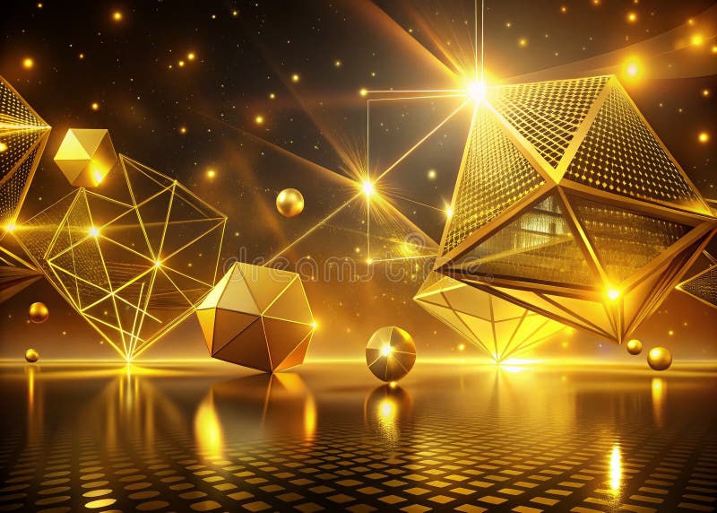 Dynamic 3D Gold Visualization of Big Data a Futuristic Minimalist ...