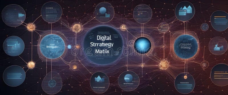 A Dynamic 3D Infographic Illustrating Various Business Strategies in ...