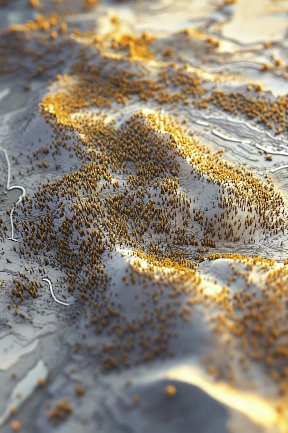 A Dynamic 3D Map Showing Population Density with Spatial Data ...