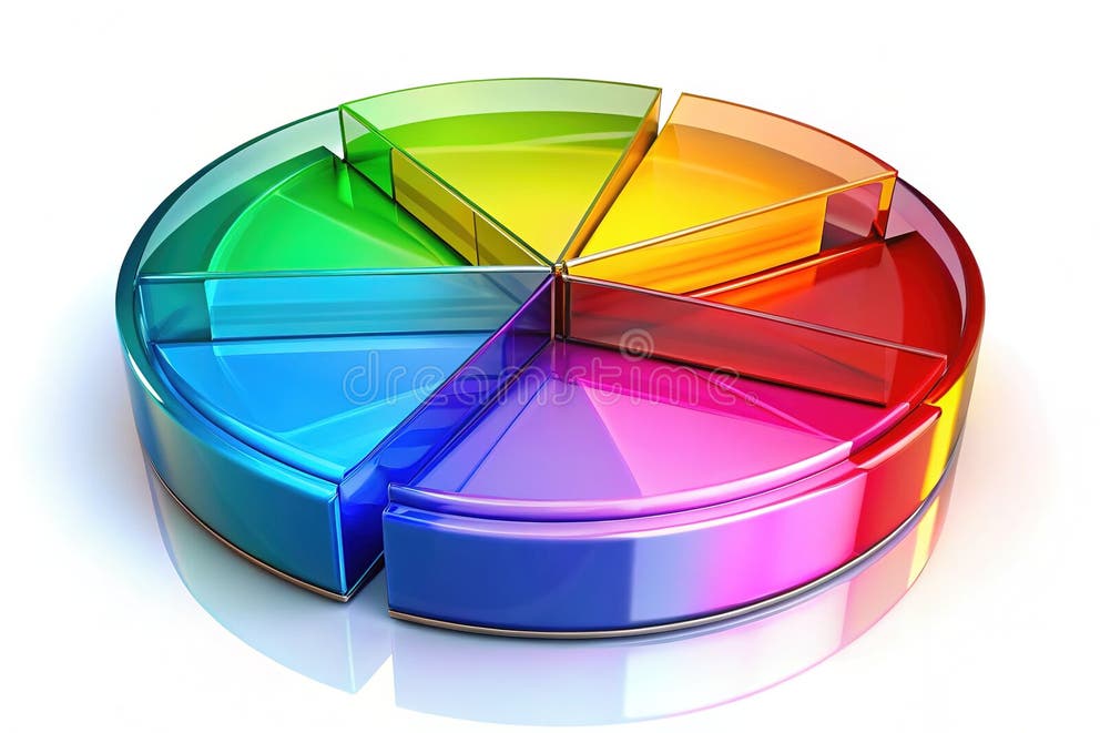 Dynamic 3D Pie Chart a Vibrant and Professional Data Visualization Tool ...