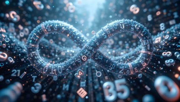 Infinite Random Numbers in a 3D Rendering for Technology and Science ...