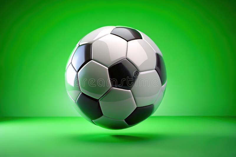 Dynamic 3D Soccer Ball Impact Animation with Green Screen for Sports ...