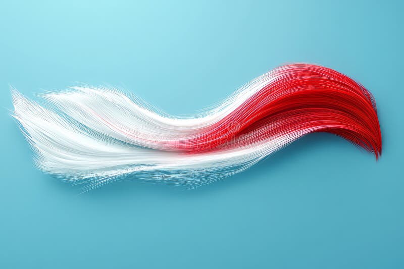 Dynamic 3D Spiral of Shiny Toothpaste on a Pale Background Stock Photo ...