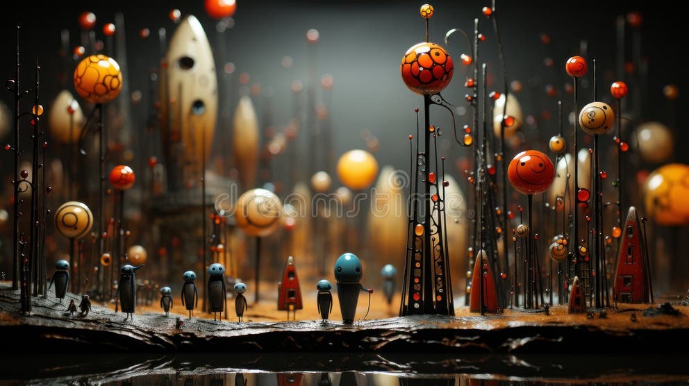 Dynamic 3D Stick Figures in Motion Stock Illustration - Illustration of ...