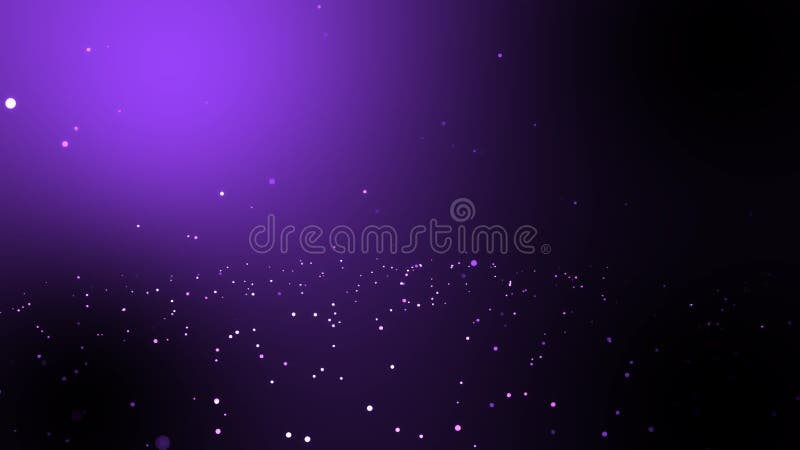 Dynamic 3d Violet Particle Falling and Bouncing on the Surface. 3d ...