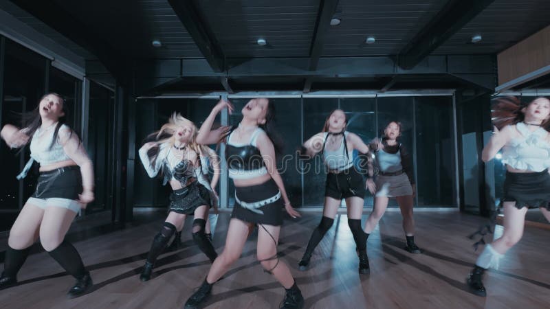 Dynamic Dance Performance in Studio Stock Footage - Video of atmosphere ...