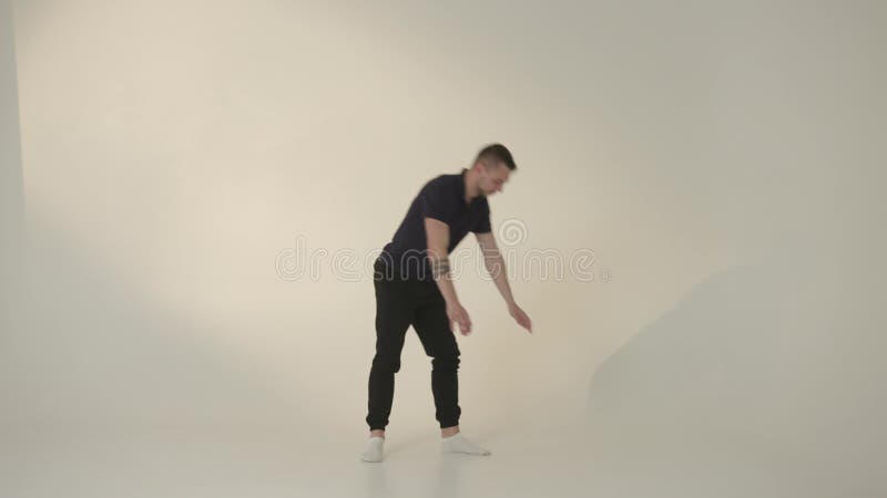 Dynamic Dance Pose Captured in a Stylish Studio Setting with Artistic ...