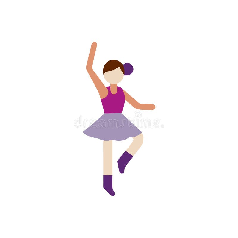 Dynamic Dancer Icon for Performing Arts Stock Illustration ...