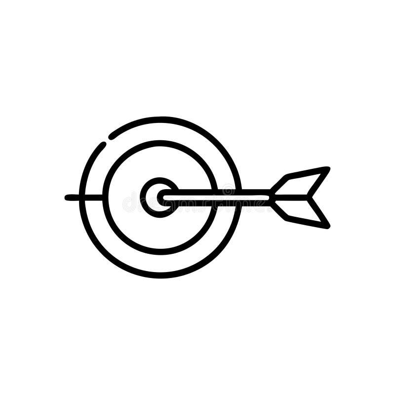 Dynamic Dartboard Icon for Interactive Games Stock Vector ...