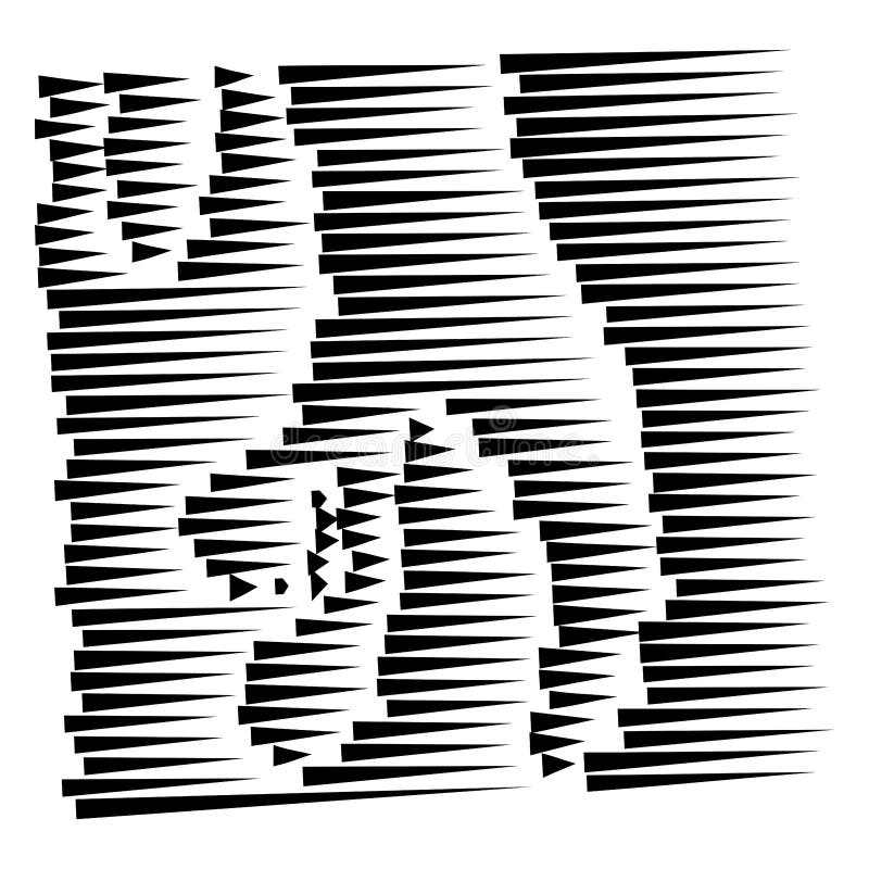 Dynamic Dashed, Segmented Lines Pattern. Irregular Stripes. Straight ...