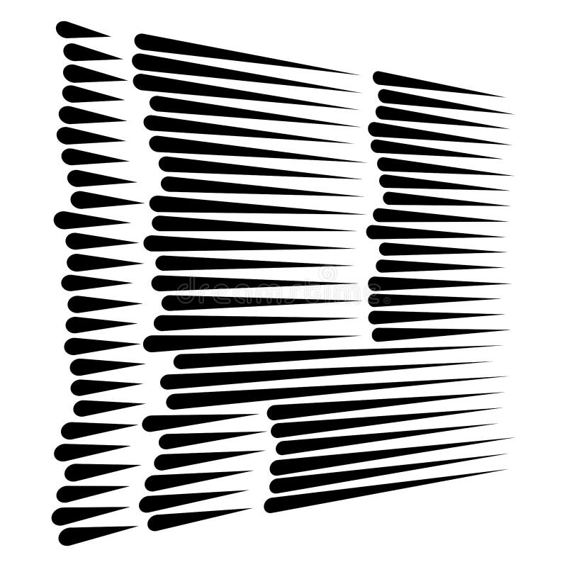 Dynamic Dashed, Segmented Lines Pattern. Irregular Stripes. Straight ...