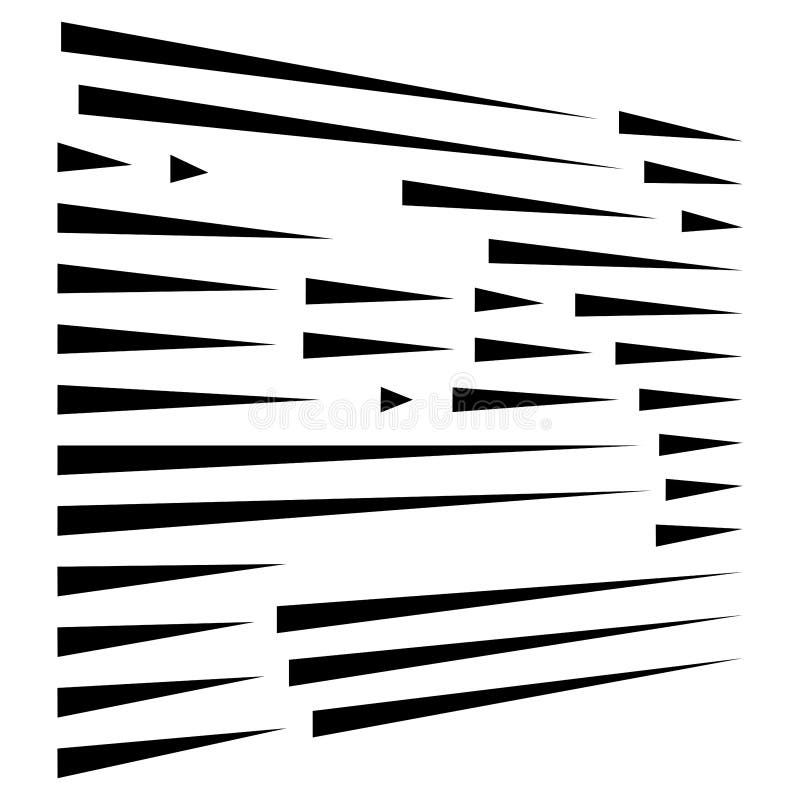 Dynamic Dashed, Segmented Lines Pattern. Irregular Stripes. Straight ...