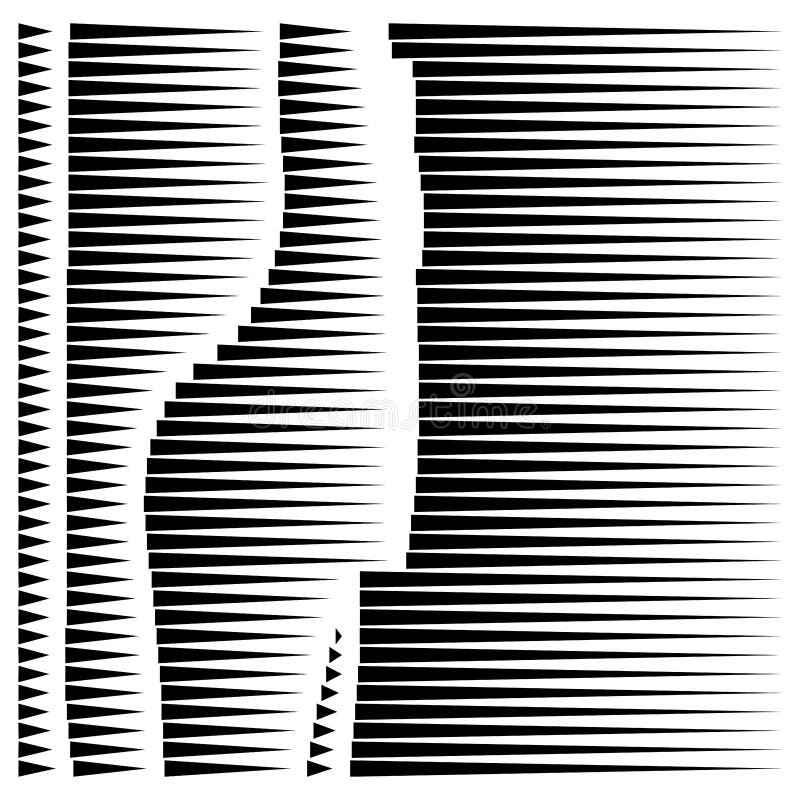 Dynamic Dashed, Segmented Lines Pattern. Irregular Stripes. Straight ...