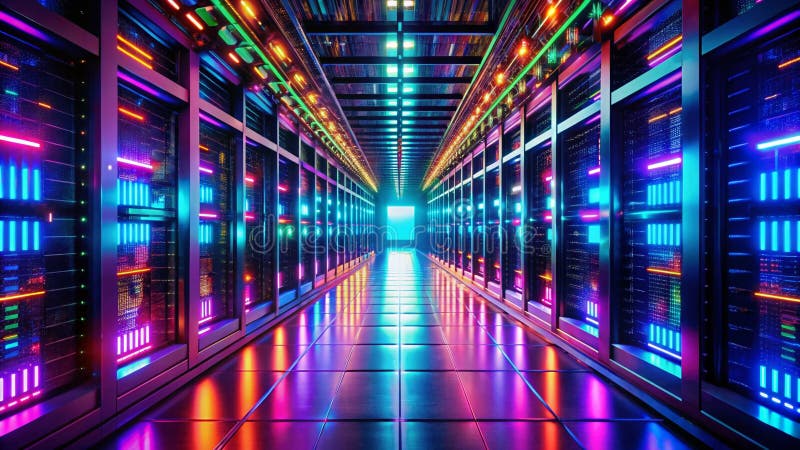 Dynamic Data Center a Futuristic Exploration of Server Racks and ...