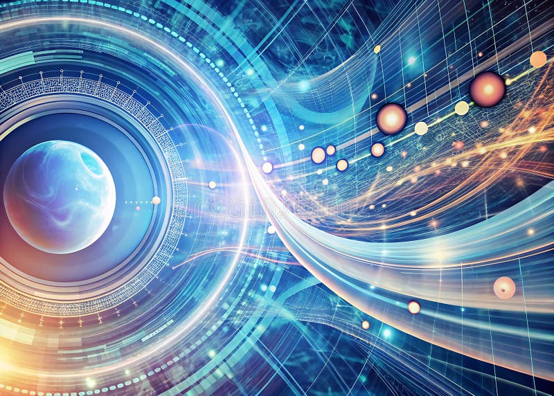 Dynamic Data Flow a Futuristic Abstract Visualizing CuttingEdge Technology and Innovation ...