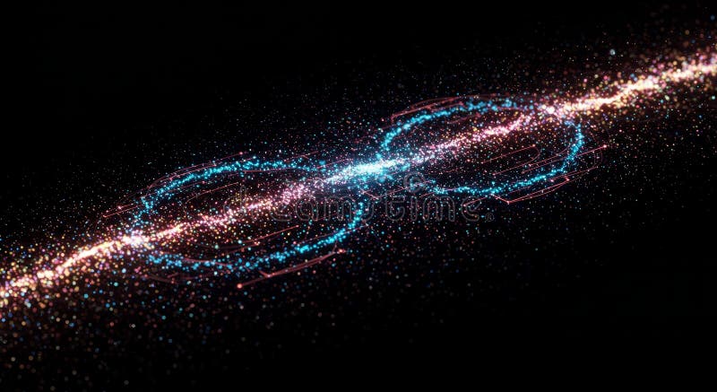 Dynamic Data Flow a Stunning Visualization Futuristic Design Vibrant ...