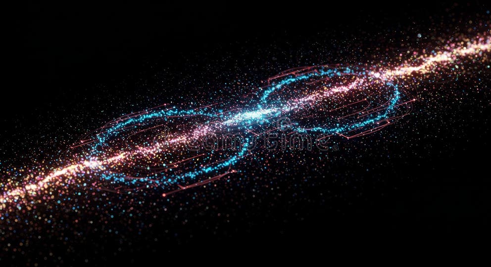 Dynamic Data Flow a Stunning Visualization Futuristic Design Vibrant ...