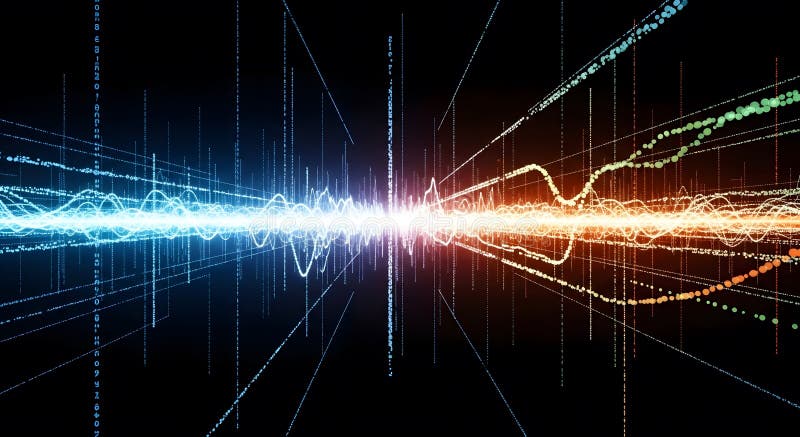 Dynamic Data Streams Intersecting with Energetic Waveforms on Dark ...