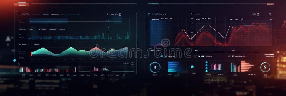 Dynamic Data Visualization Dashboard Showcasing Advanced Analytics and Trends in Real Time at a ...