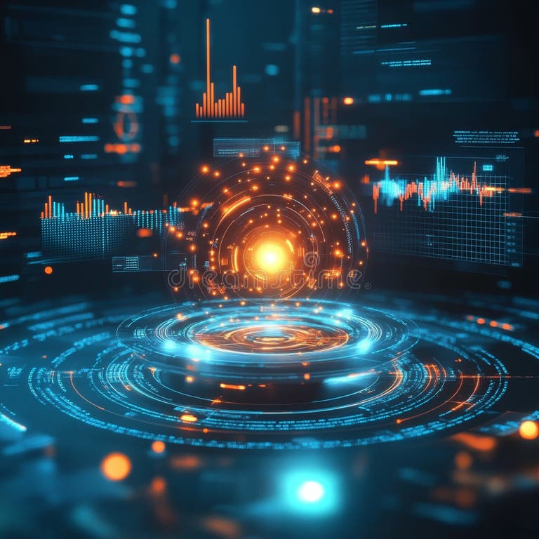 Dynamic Data Visualization: Exploring the Future of Technology in Digital Interfaces Stock ...