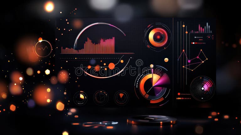 Dynamic Data Visualization Techniques Digital Space Infographic Design Contemporary Abstract Art ...